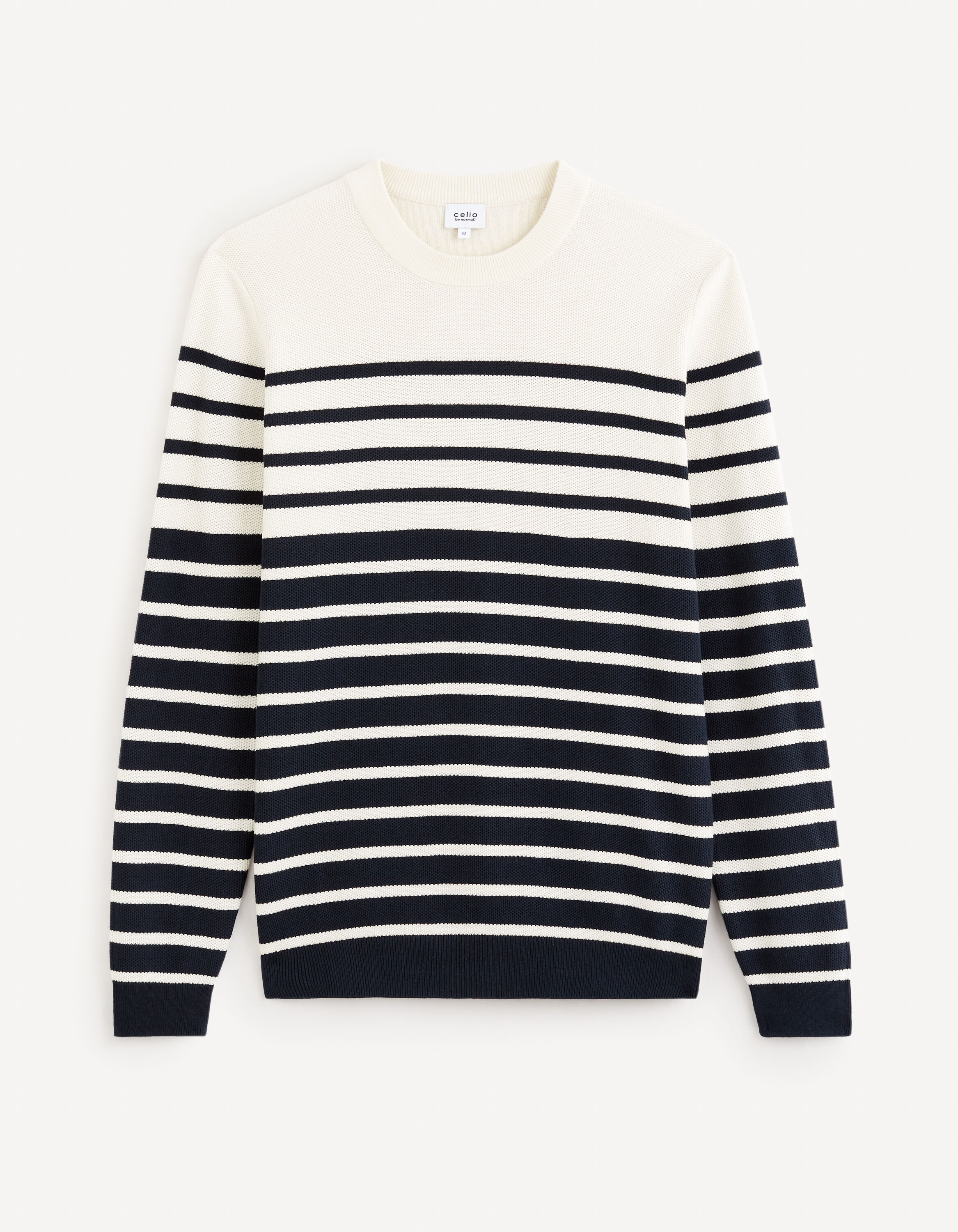Pull col rond 100% coton - rouge | Celio Tunisie