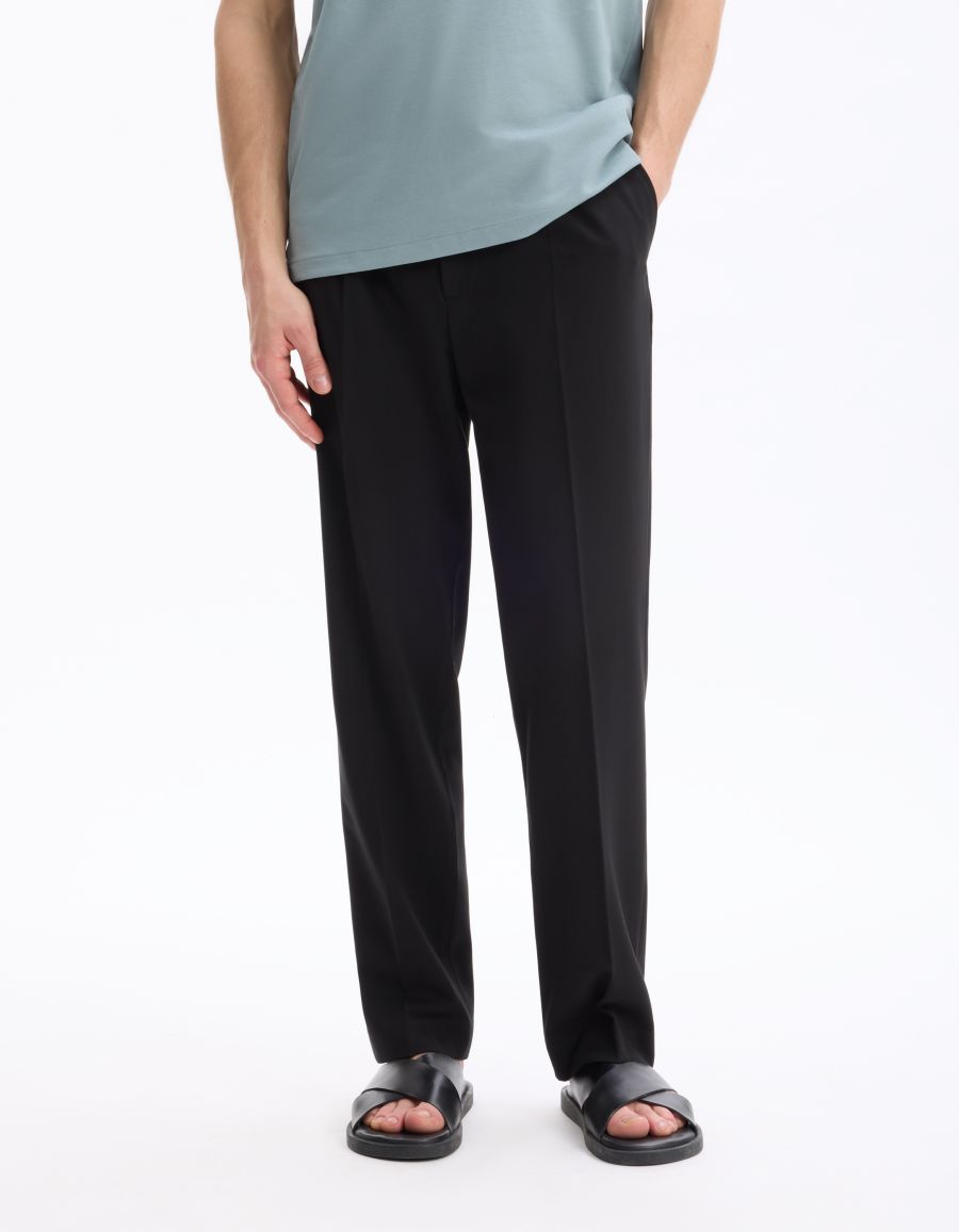 Pantalon 24H loose stretch - noir | Celio Tunisie