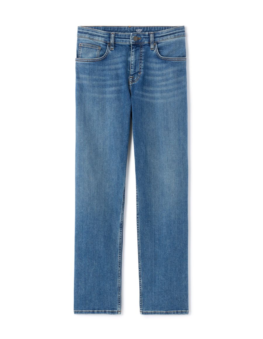 Jean C.15 straight stretch Powerflex - double stone | Celio Tunisie