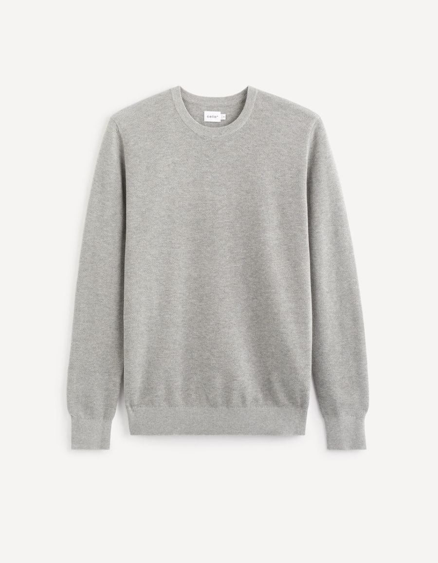 Pull col rond 100% coton | Celio Tunisie
