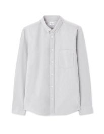Chemise regular oxford 100% coton - gris | Celio Tunisie