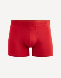 Boxer en coton stretch - rouge | Celio Tunisie